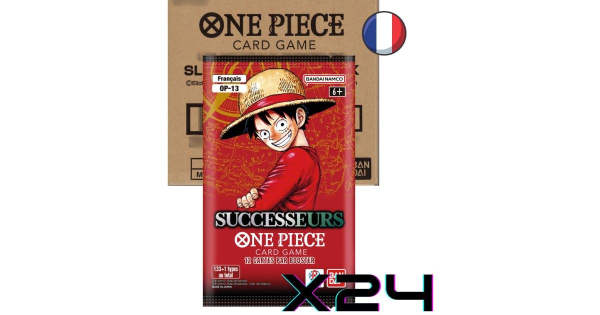 One Piece CG - OP13 - SUCCESSEURS - Carton de 24 Boosters sous blisters ...