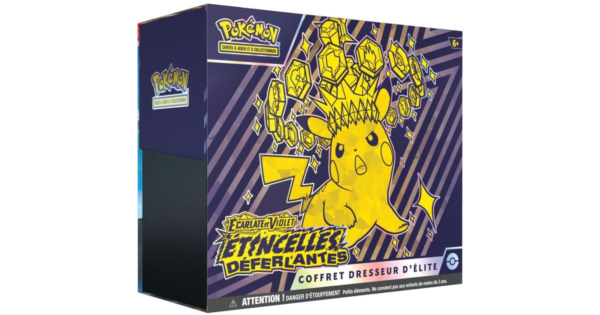 ETB Etincelles Déferlantes - Coffret Dresseur d'Elite - Pokémon - FR ...