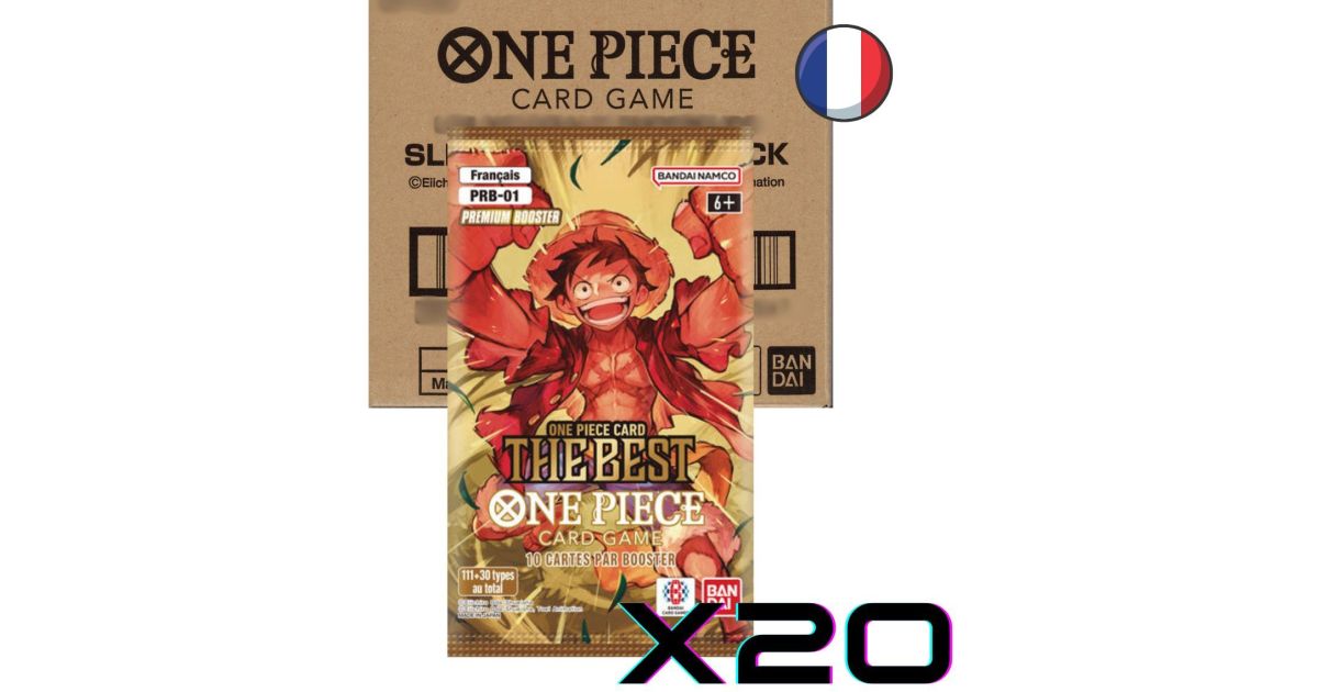 One Piece CG - PRB01 - Carton de 20 Boosters sous blisters - FR ...