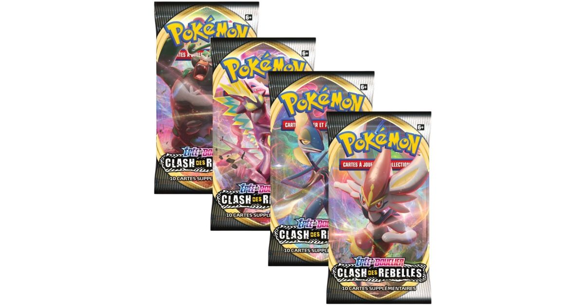 Artset [EB02] - Boosters Clash des Rebelles - Pokémon Épée et Bouclier ...