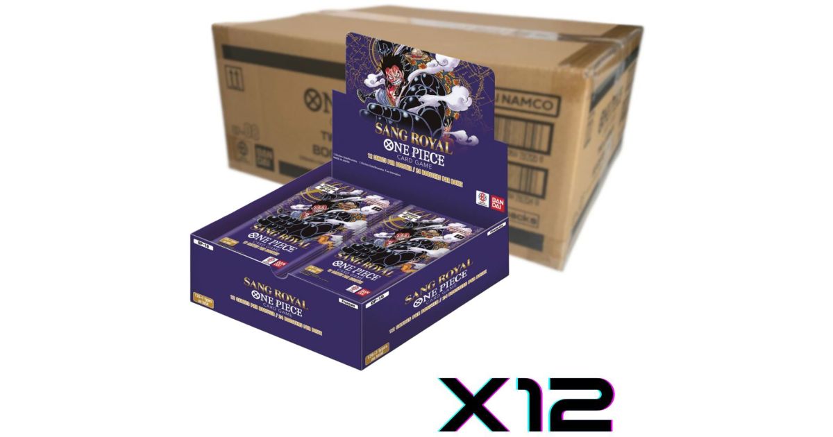 One Piece CG - OP10 - Case de 12 Boites Sang Royal - Boite de 24 ...