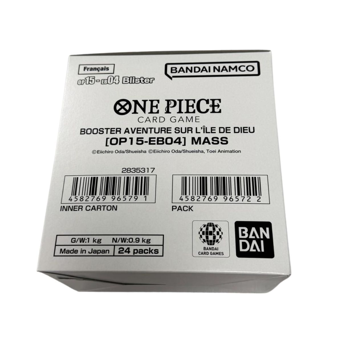 One Piece CG - Carton de 24 Blisters - [OP15 - EB04] AVENTURE SUR L'ÎLE ...