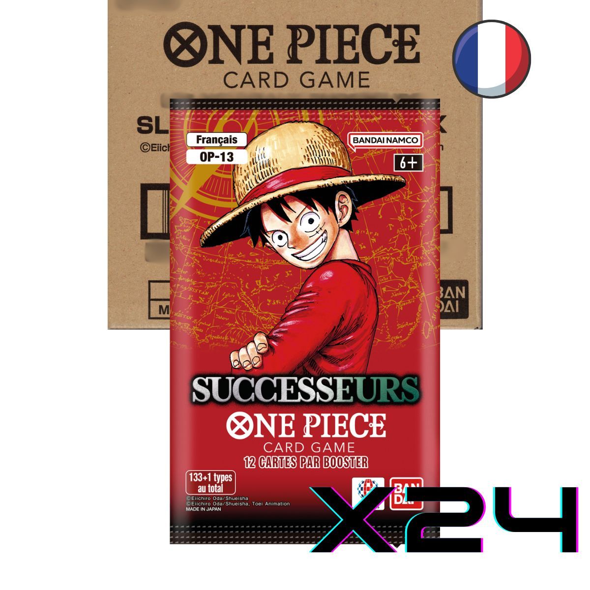 One Piece CG - OP13 - SUCCESSEURS - Carton de 24 Boosters sous blisters ...