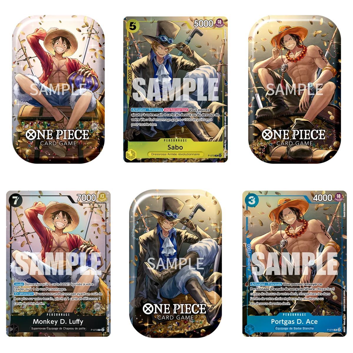 One Piece CG - TS02 - Lot de 3 Tin Pack Set Vol.2 - FR | DestockTCG