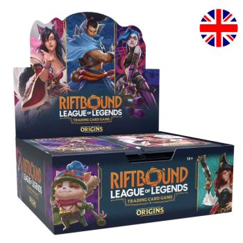 Display Set 1 Origins - Boite de 24 Boosters - EN - Riftbound : LoL TCG ...